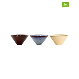 OYOY living design 3er-Set: Schalen ''Yuka'' in Blau/ Beige/ Braun Bowl - (H)5,5 x &Oslash; 11 cm - 53% | Gedeckter-tisch