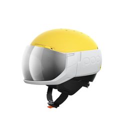 POC Ski-/ Snowboardhelm "Levator MIPS" in Wei&szlig;/ Gelb - 46% | Gr&ouml;&szlig;e 55-58 cm | Damen-outdoor-ausruestung