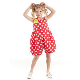 Denokids Jumpsuit "Dotted" in Rot - 61% | Gr&ouml;&szlig;e 116 | Kinderhosen