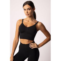 Spaio Sport-BH "Flex" in Schwarz - 57% | Gr&ouml;&szlig;e M | Damen-sportunterwaesche