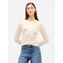 GAP Longsleeve in Creme - 48% | Gr&ouml;&szlig;e XL | Damen-tops