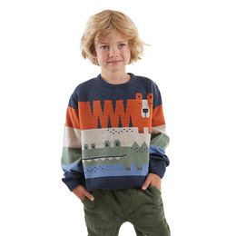 Denokids Pullover "Animals" in Dunkelblau - 63% | Gr&ouml;&szlig;e 104 | Kinder-pullover