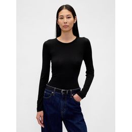 GAP Longsleeve in Schwarz - 51% | Gr&ouml;&szlig;e XS | Damen-tops