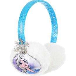 Disney Frozen Ohrensch&uuml;tzer "Frozen" in Wei&szlig;/ Blau - 18% | Kindermuetzen