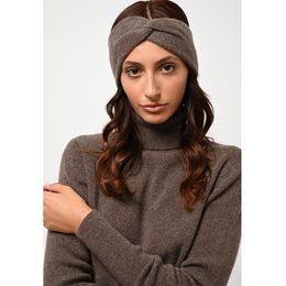 AUTHENTIC CASHMERE Kaschmir-Stirnband "Lana" in Braun - 52% | Damen-stirnbaender