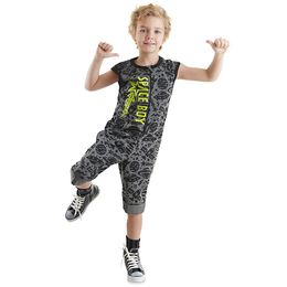Denokids Overall "Space Rocket" in Grau - 61% | Gr&ouml;&szlig;e 98 | Kinderhosen