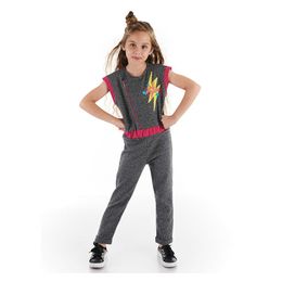 Denokids Jumpsuit "Girl Gang" in Grau - 67% | Gr&ouml;&szlig;e 110 | Kinderhosen