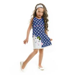 Denokids Kleid "Cute Cat" in Dunkelblau - 65% | Gr&ouml;&szlig;e 104 | Kinderkleider