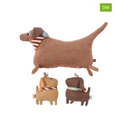 OYOY mini 3er-Set: Kuscheltiere "Hunsi Dog, Coco & Max" - ab Geburt - 59% |