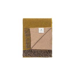 Lanerossi Wohndecke in Ocker/ Beige - (L)180 x (B)130 cm - 54% | Decken