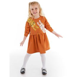 Denokids Kleid "2 Leos" in Orange - 69% | Gr&ouml;&szlig;e 122 | Kinderkleider