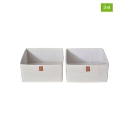 STORE IT! STORE IT 2er-Set: Organizer in Creme - (B)30 x (H)15 x (T)30 cm - 54% | Kisten-koerbe
