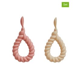 OYOY mini 2er-Set: Esslernl&ouml;ffel "Mellow" in Rosa - (H)13 cm - 50% | Baby-geschirr