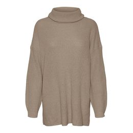 V&eacute;ro Moda Vero Moda Rollkragenpullover in Beige - 74% | Gr&ouml;&szlig;e S | Damen-pullover-cardigans
