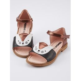 Denokids Halbsandalen in Schwarz/ Gold - 68% | Gr&ouml;&szlig;e 29 | Kindersandalen