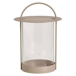 OYOY living design Windlicht "Maki" in Hellbraun - (H)29 x &Oslash; 20,5 cm - 56% | Kerzen-vasen
