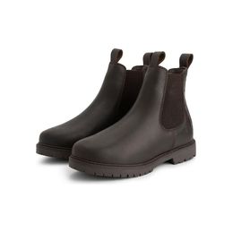 TRAVELIN' Leder-Chelsea-Boots "Raufoss" in Braun - 42% | Gr&ouml;&szlig;e 40 | Stiefeletten