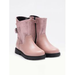 Lelli Kelly Leder-Boots "Justine" in Rosa - 58% | Gr&ouml;&szlig;e 31 | Kinderstiefel