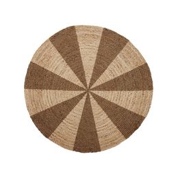 OYOY living design Teppich in Beige/ Braun - &Oslash; 120 cm - 58% |
