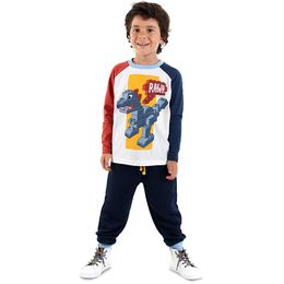Denokids 2tlg. Outfit in Dunkelblau/ Wei&szlig;/ Rot - 67% | Gr&ouml;&szlig;e 92 | Kinder-longsleeves