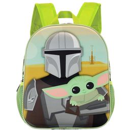 Star Wars Backpack 'The Mandalorian Eyes-Small 3D' boy Green size One Size