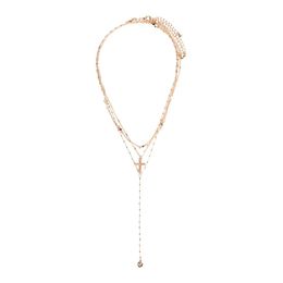 Bershka Necklace female Gold size One Size