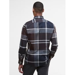 Barbour Hemd 'Dunoon' Herren Gr&ouml;&szlig;e M navy / braun / wei&szlig;