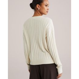 WE Fashion Pullover Damen Gr&ouml;&szlig;e XS naturwei&szlig;
