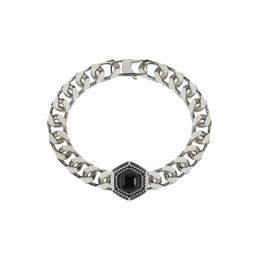 Guess Bracelet 'EXAGON' male Silver size L