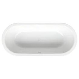 BetteStarlet Flair Oval Einbau-Badewanne, 2-Sitzer, oval, 1780x780x420mm, 8774-000AS, Farbe: Wei&szlig; mit Antirutsch Sense