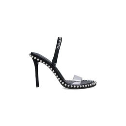 Alexander Wang Sandalen - "Nova" Sandals &ndash; Black With Crystals - Gr. 37 (EU) - in Schwarz - f&uuml;r Damen