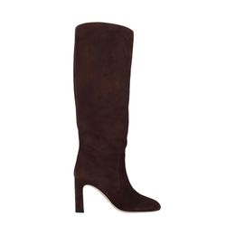 Stuart Weitzman Stiefel - "Babette 85" Boots &ndash; Brown - Gr. 40 (EU) - in Braun - f&uuml;r Damen