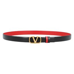 Valentino Garavani G&uuml;rtel - Vlogo Signature Belt - Gr. 90 - in Rot - f&uuml;r Damen