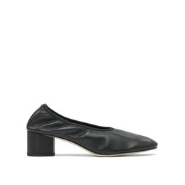 aeyde Aeydē Hohe Schuhe - Pointed Toe Heeled Pumps With Ruched Upper - Gr. 35 (EU) - in Schwarz - f&uuml;r Damen