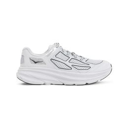 Hoka One One Hoka Stiefel - Sporty White Textile Sneakers With Reflective Acce - Gr. 9 - in Wei&szlig; - f&uuml;r Damen