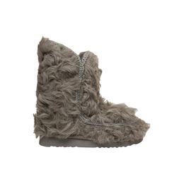 mou Stiefel - 'Eskimo 24 Checkiang' Boots - Gr. 39 (EU) - in Grau - f&uuml;r Damen
