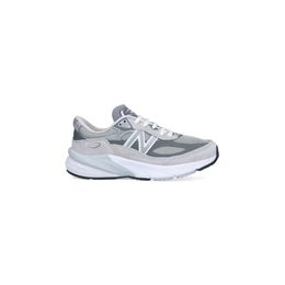 New Balance Low-Top Sneaker - Tonal Grey Leather And Mesh Sneakers - Gr. 8 - in Grau - f&uuml;r Damen
