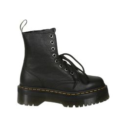 Dr. Martens Stiefel - Black Leather Boots - Gr. 41 (EU) - in Schwarz - f&uuml;r Damen