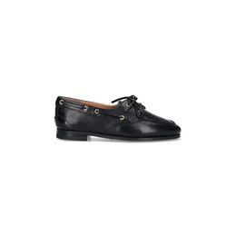 Bally Round Toe Slip-On Moccasins With Tonal Logo Detail - Gr. 41 (EU) - in Schwarz