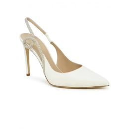 Ninalilou Hohe Schuhe - Cream Leather Pumps - Gr. 38,5 (EU) - in Beige - f&uuml;r Damen
