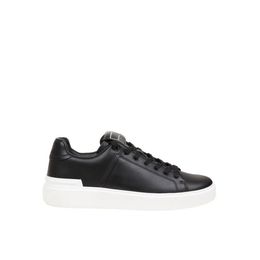 Balmain Low-Top Sneaker - Black Leather B-Court Sneakers - Gr. 40 (EU) - in Grau - f&uuml;r Damen