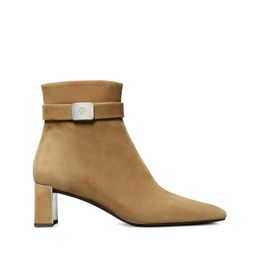 Tory Burch Stiefel - Georgia Heeled Bootie - Gr. 7 - in Braun - f&uuml;r Damen
