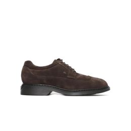 Hogan Low-Top Sneaker - Brown Derby Shoes - Gr. 6_5 - in Schwarz - f&uuml;r Damen