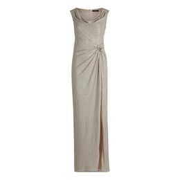 Vera Mont Abendkleid im Glitzer-Look Damen Gr&ouml;&szlig;e 36 creme Winterkleid