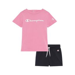 Champion Kinder Shirt & Shorts &raquo;ICONS CONTRAST Toddler T-shirt and Shorts Set with Big Logo&laquo; 2 tlg. f&uuml;r Babys, 2-teilig, f&uuml;r sportliche Aktivit&auml;ten 68