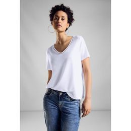 Street One T-Shirt mit Viskose white 44 44 T-Shirt von Street One