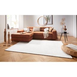 Hanse Home Teppich &raquo;Supersoft&laquo; rechteckig 10 mm H&ouml;he Kurzflor, L&auml;ufer Modern, Einfarbig, Wohnzimmer, Schlafzimmer beige Polyester