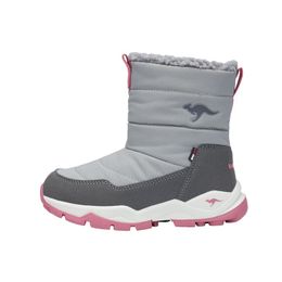Kangaroos Jungen Kangaroos Winterboots &raquo;K-FR FLOKI RTX&laquo; Wasserdicht, Warmfutter,Winterschuhe, Winterstiefel, Snowboots grau 35