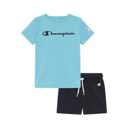 Champion Kinder Shirt & Shorts &raquo;ICONS CONTRAST Toddler T-shirt and Shorts Set with Big Logo&laquo; 2 tlg. f&uuml;r Babys, 2-teilig, f&uuml;r sportliche Aktivit&auml;ten 86