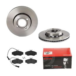 Brembo Bremsensatz-Vorderachse IJDTIDBYD1 Bremsensatz, Scheibenbremse vorne rechts links innenbel&uuml;ftet 276mm f&uuml;r SKODA VW SEAT AUDI 447698151B 4476981
